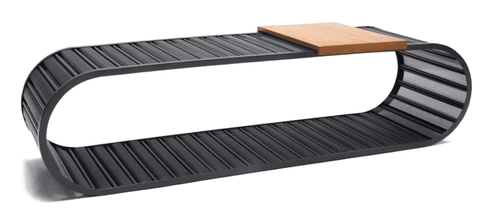 Rack Urbana chapa perfurada com bandeja • Rack Urbana • OBJ estúdio